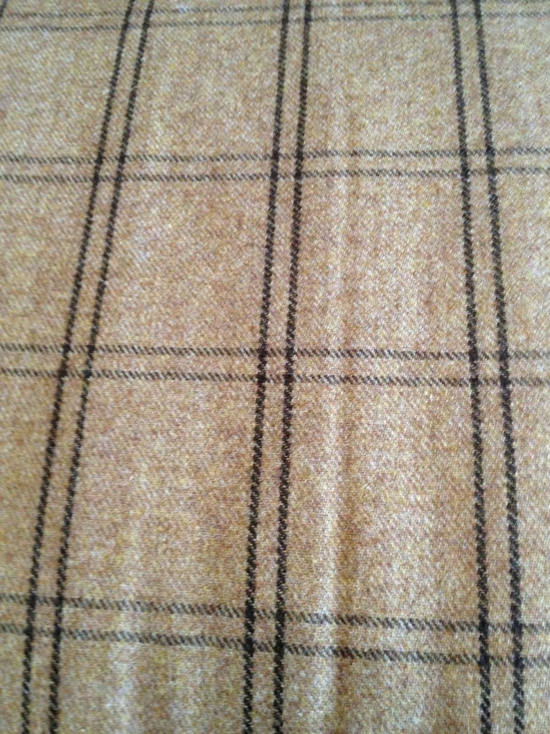 NEW Beautiful Italian Superior Wool Check Fabric 61 154 - Etsy