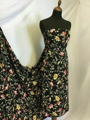 NEW Beautiful Designer German Viscose Floral Print Fabric - Etsy