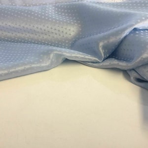 NEW 100% Silk Matt Silver Silk Marocain Spots Fabric 54" Dress Cloth ...