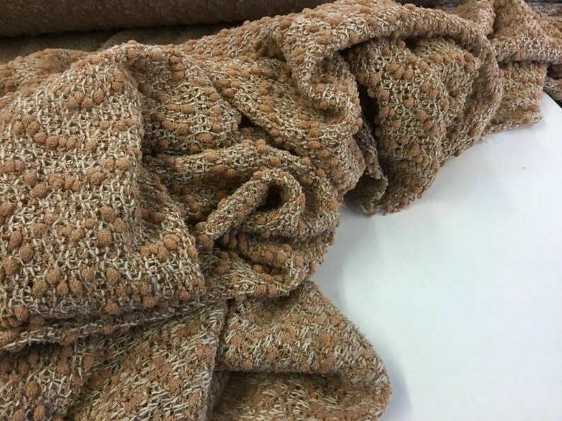 Brand New Beautiful Camel Colour Jersey Boucle Fabric 50" 127 Cm - Etsy