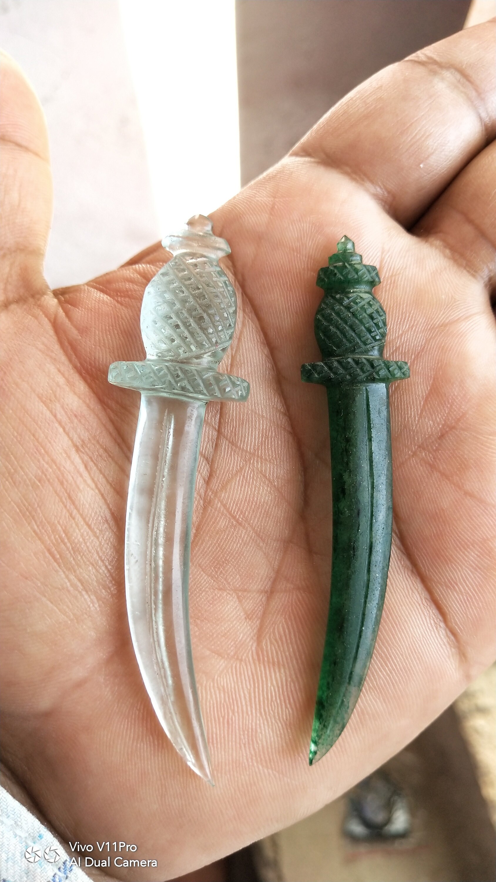 Vintage Mughal Tegha Talwar Natural Gemstone Hilt Sword Saber Shamshir ...