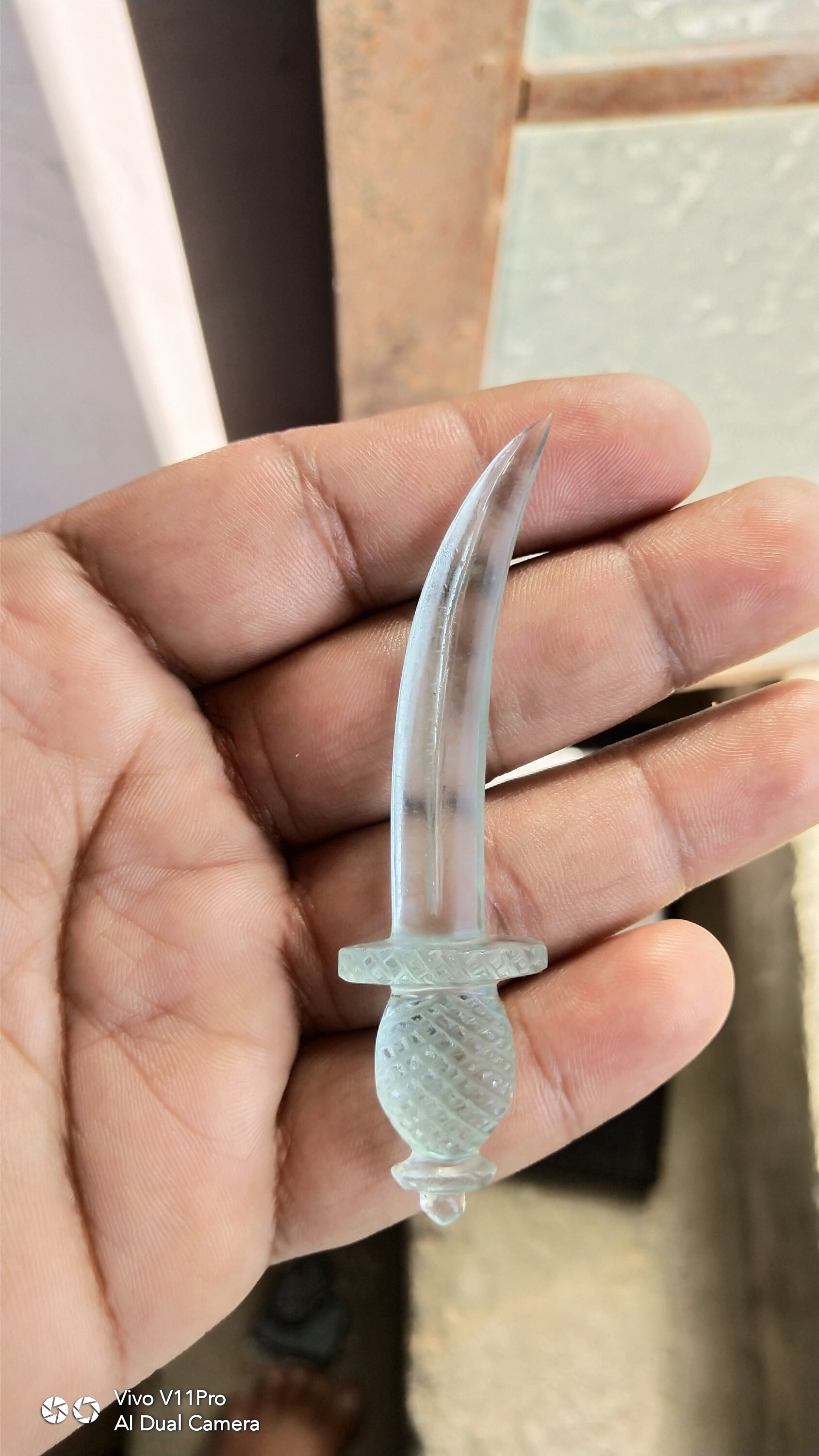 Vintage Mughal Tegha Talwar Natural Gemstone Hilt Sword Saber Shamshir ...