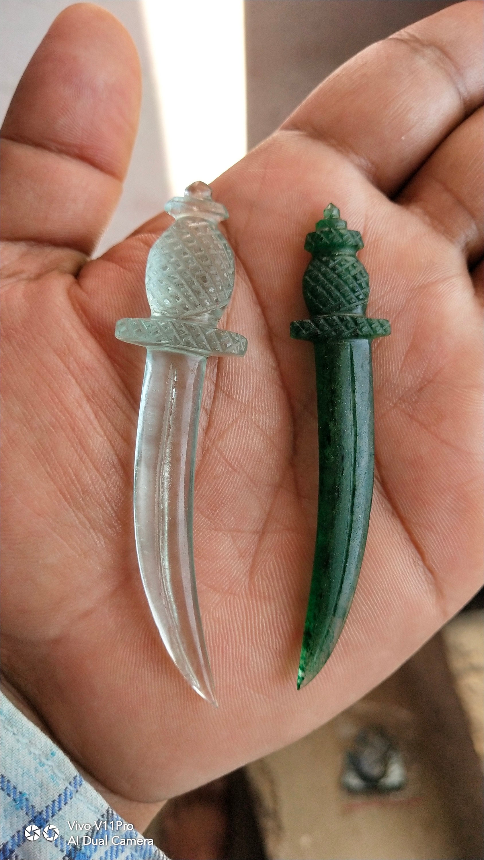 Vintage Mughal Tegha Talwar Natural Gemstone Hilt Sword Saber Shamshir ...