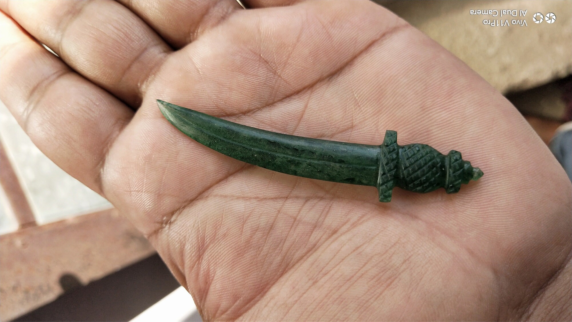 Vintage Mughal Tegha Talwar Natural Gemstone Hilt Sword Saber Shamshir ...