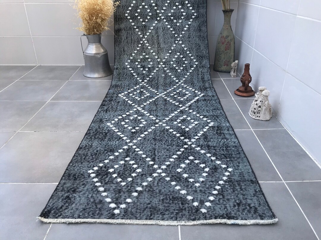 2x9ft Runner Rugs,9’4x2’8feet,runner Rug,287x85cm,old Modern Runner Rug ...