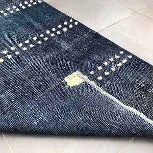 Blue Striped Rug,99x21feet,blue Rug,303x63cm,blue Runner Rug,2x10runner ...