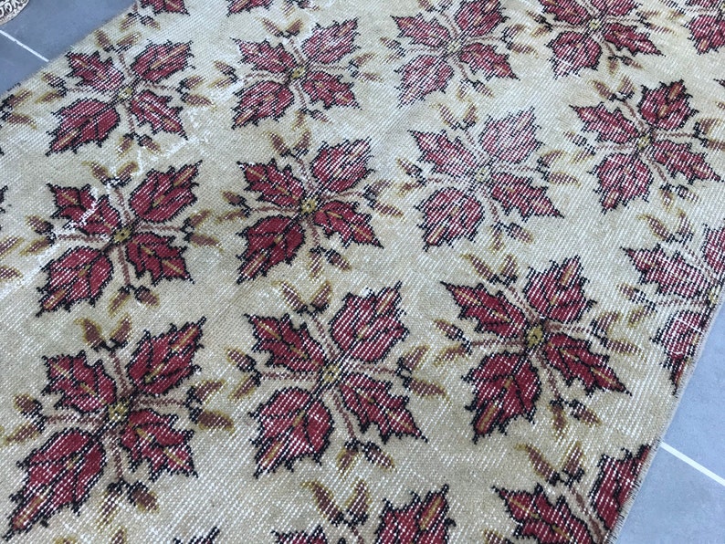 10'4x2'9feet,bohemian Red Runner Rug,318x89cm,free Ship Rug,turkısh ...