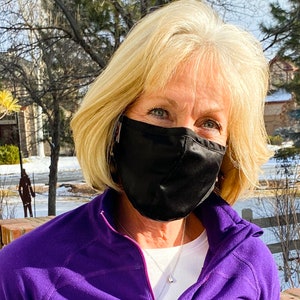 Silk & Copper Face Mask - 2 Layers Silk, 1 Copper - High Filtration - Etsy