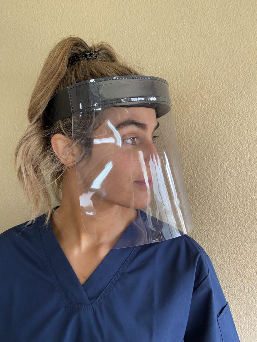 Protective Face Shield - Premium, Reusable - High-quality, Flexible ...