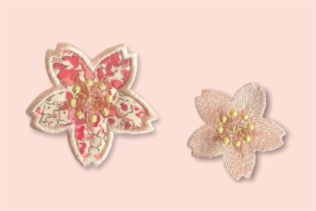 Sakura Embroidery File Dst Exp Hus Jef Pes Vp3 - Etsy