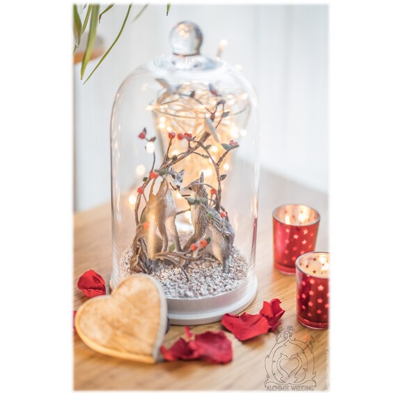 Wolf Couple Wolf Wedding Figurine Wedding Figurine Lovers Wolf - Etsy