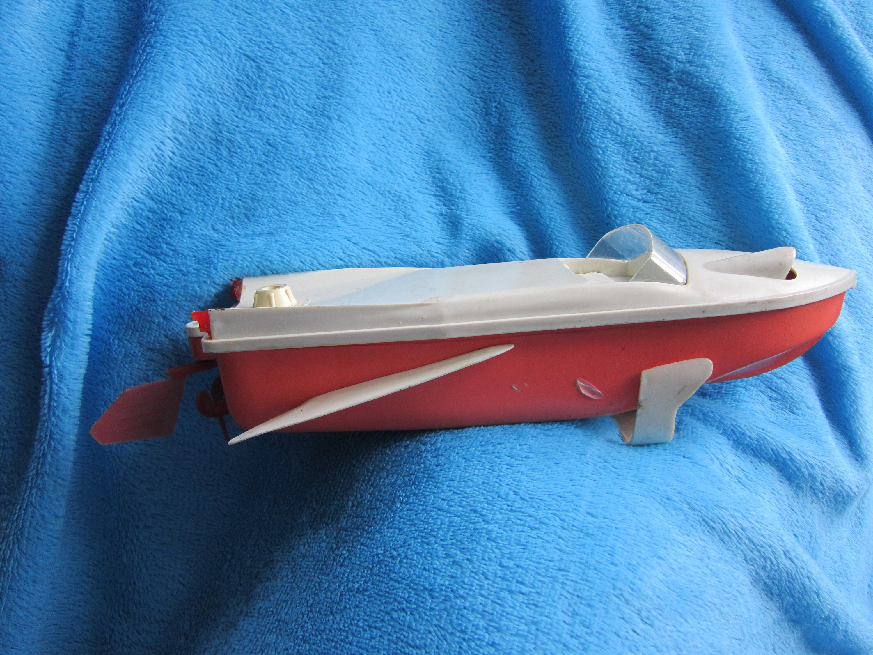 Vintage Plastic Toy Boats