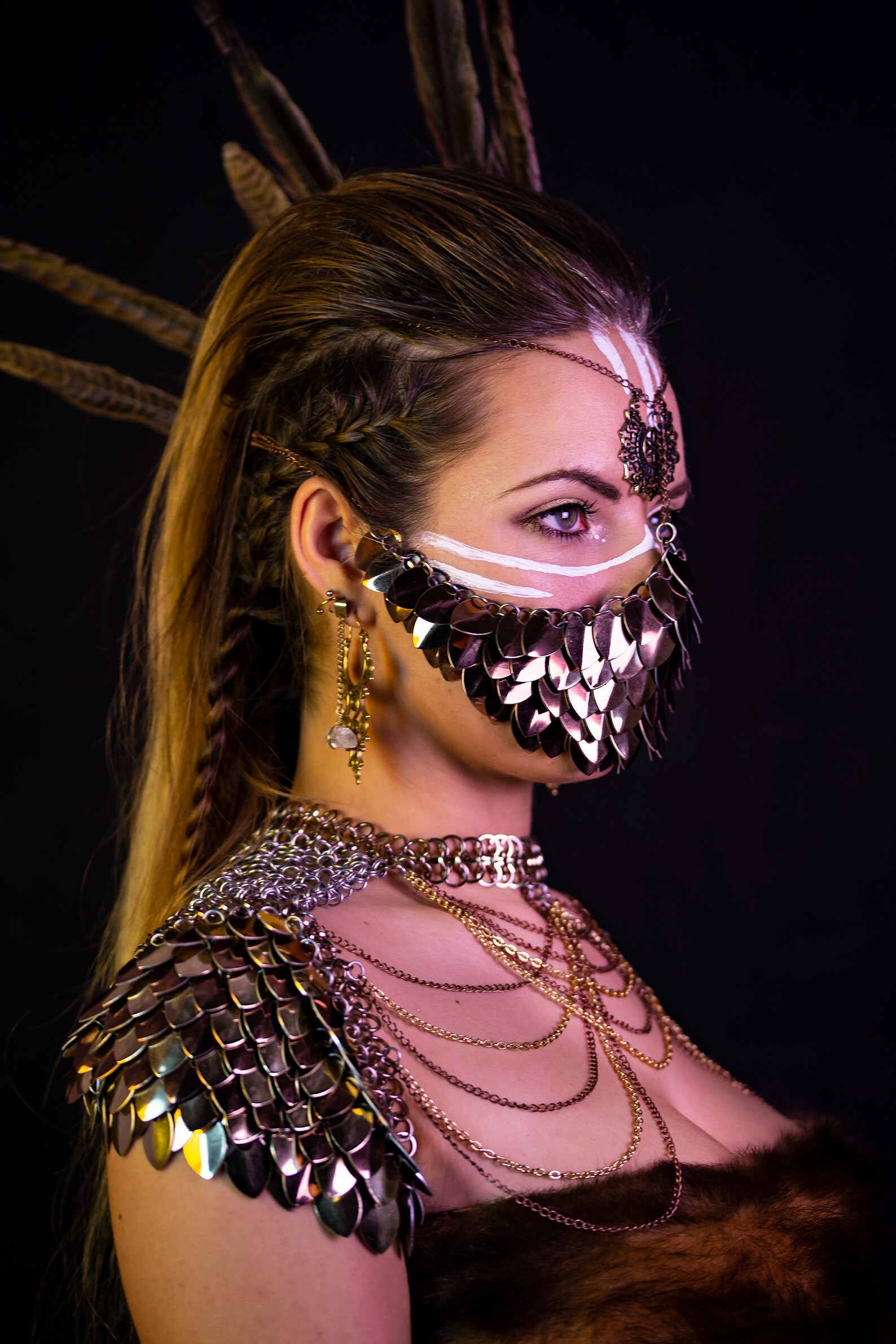 ATHENA Deluxe limited Edition Chain & Scale Maille - Etsy