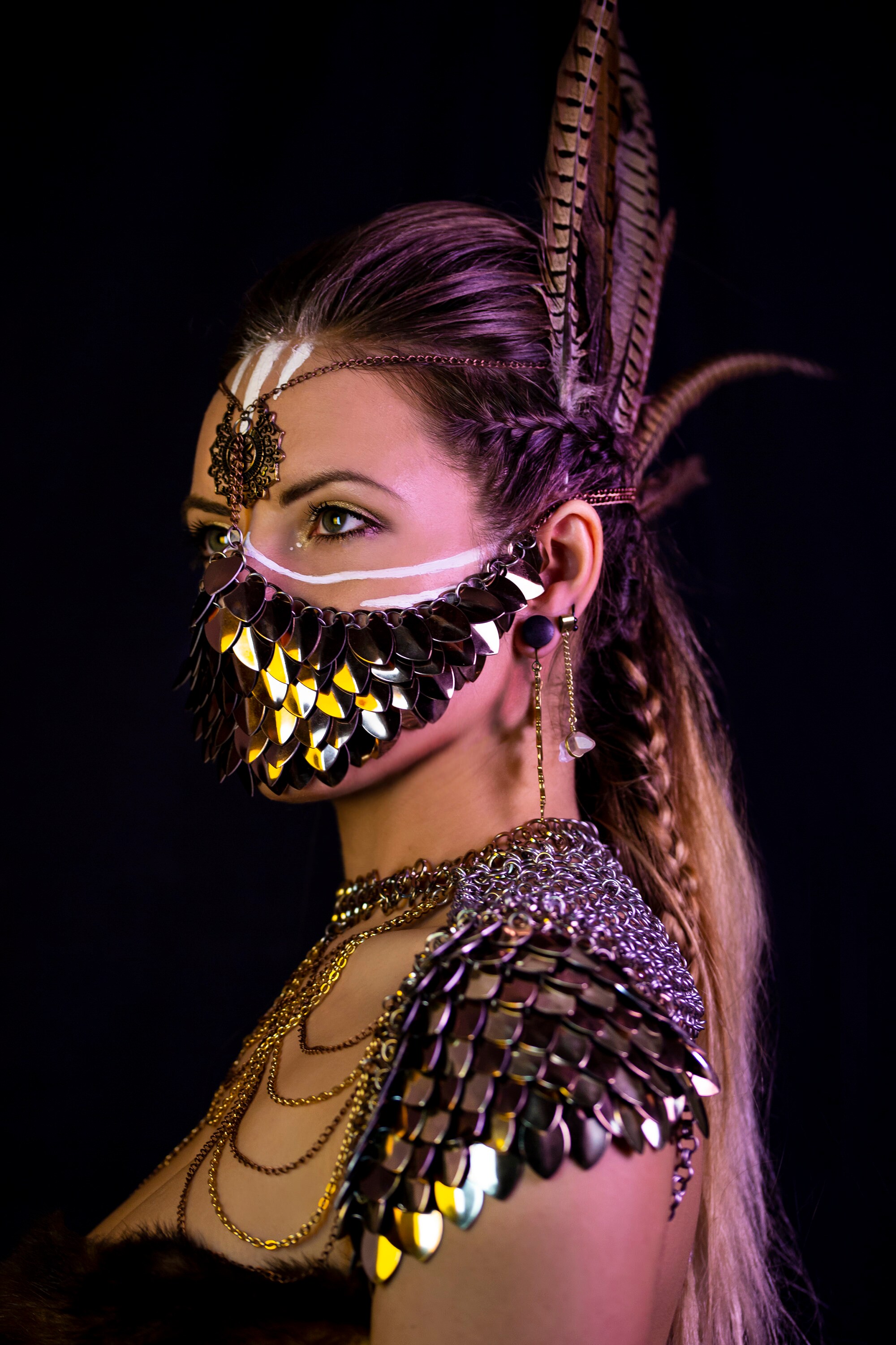 ATHENA Deluxe limited Edition Chain & Scale Maille - Etsy