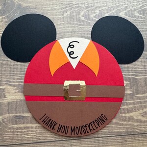 Mousekeeping Tip Envelopes; Mousekeeping Card; Housekeeping Card ...