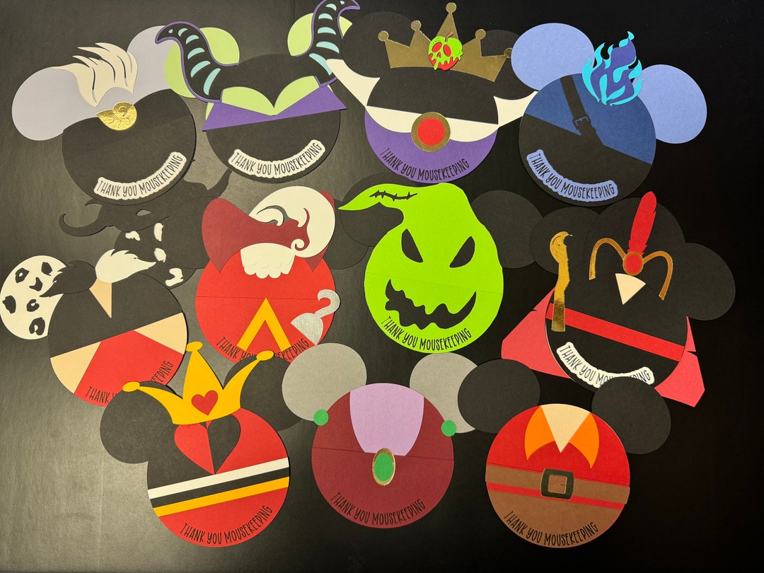 Mousekeeping Tip Envelopes; Mousekeeping Card; Housekeeping Card ...