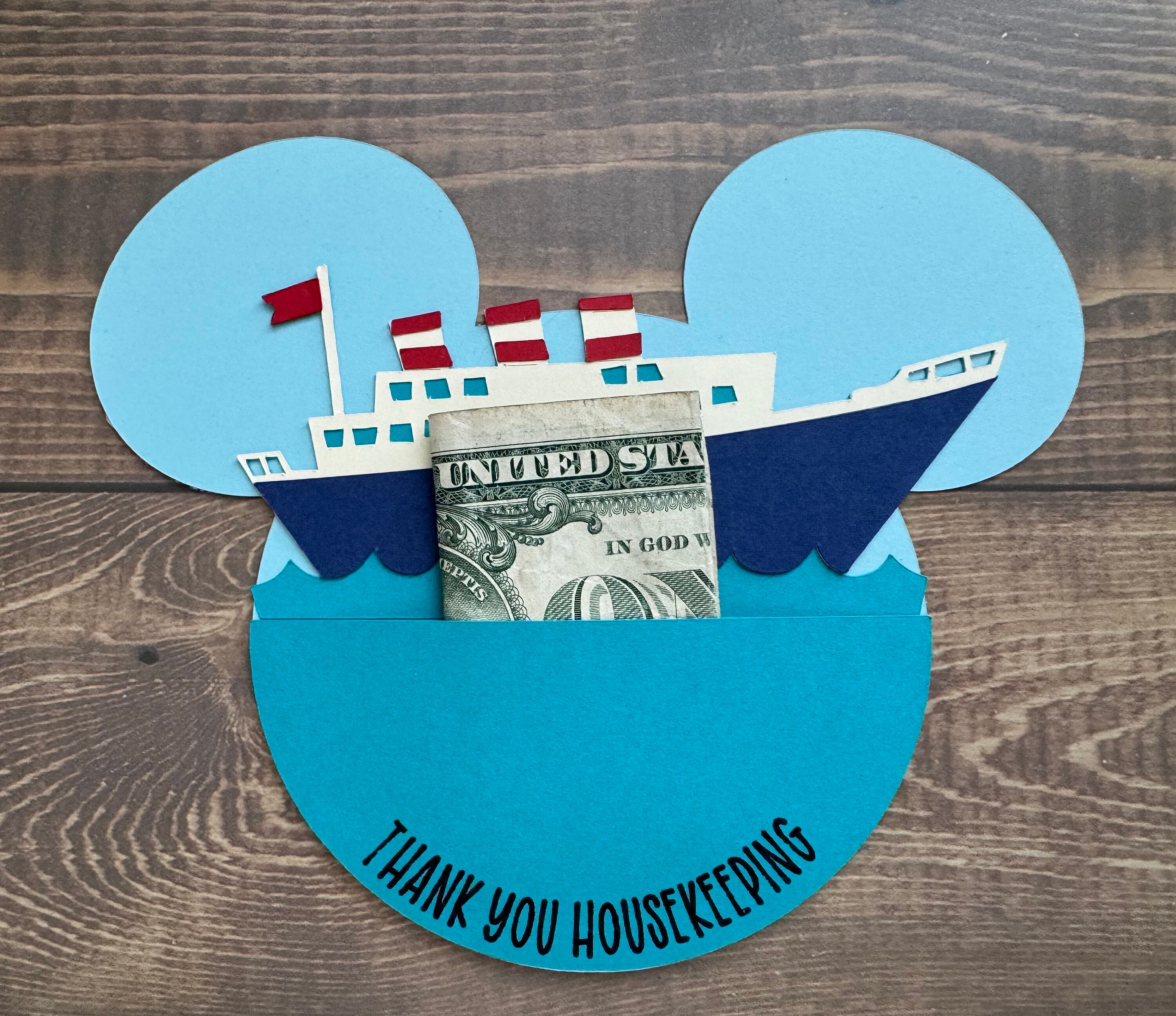 Mousekeeping Tip Envelopes; Mousekeeping Card; Housekeeping Card ...