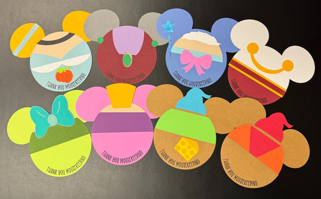 Mousekeeping Tip Envelopes; Mousekeeping Card; Housekeeping Card ...