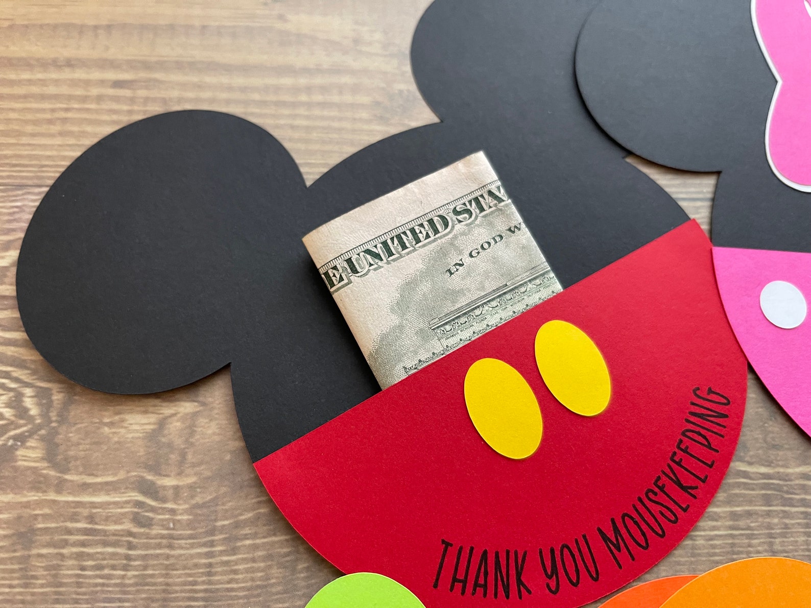 Mousekeeping Tip Envelopes; Mousekeeping Card; Housekeeping Card ...