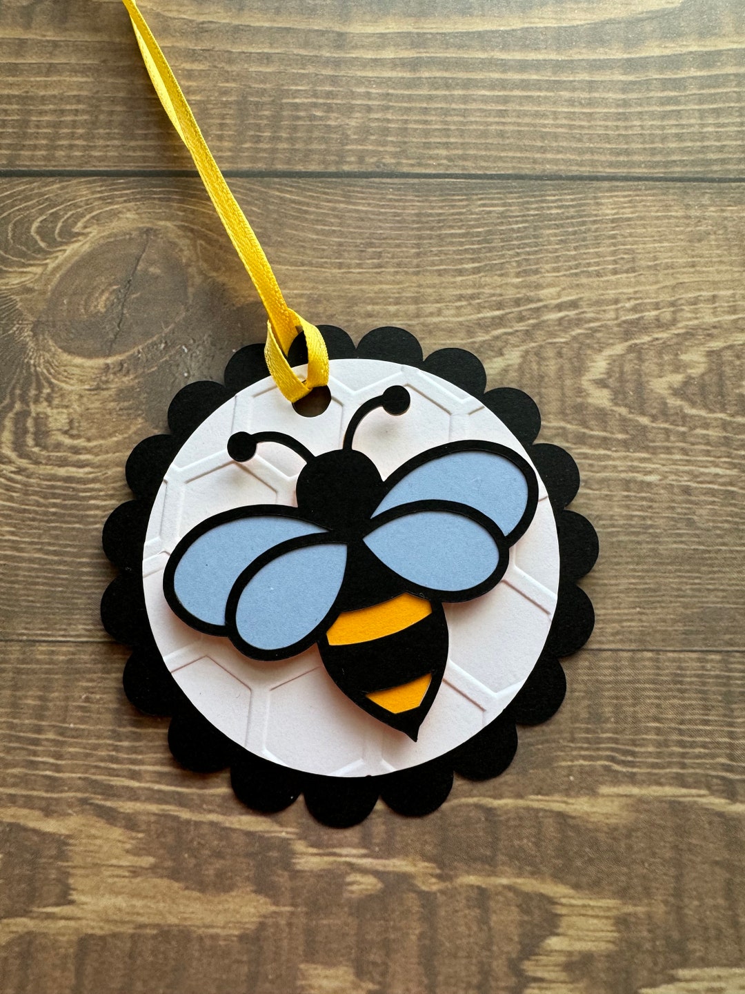 Bee Thank You Tags; Bee Party Tags - Etsy