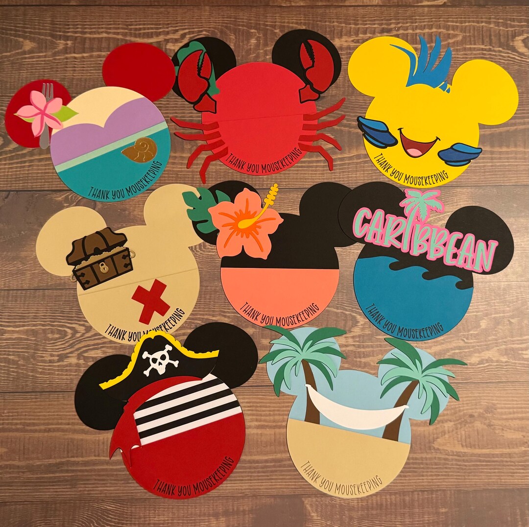 Mousekeeping Tip Envelopes; Mousekeeping Card; Housekeeping Card ...