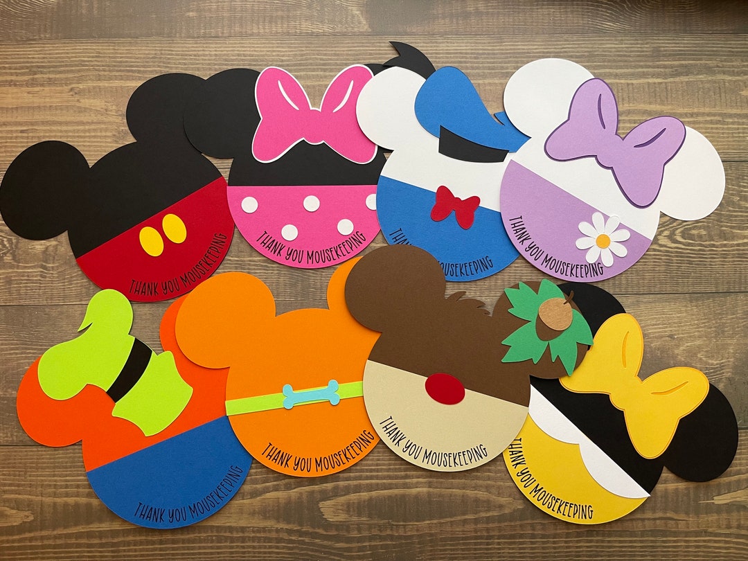 Mousekeeping Tip Envelopes; Mousekeeping Card; Housekeeping Card ...