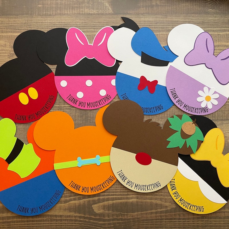 Mickey Mouse Tip Envelopes - Etsy