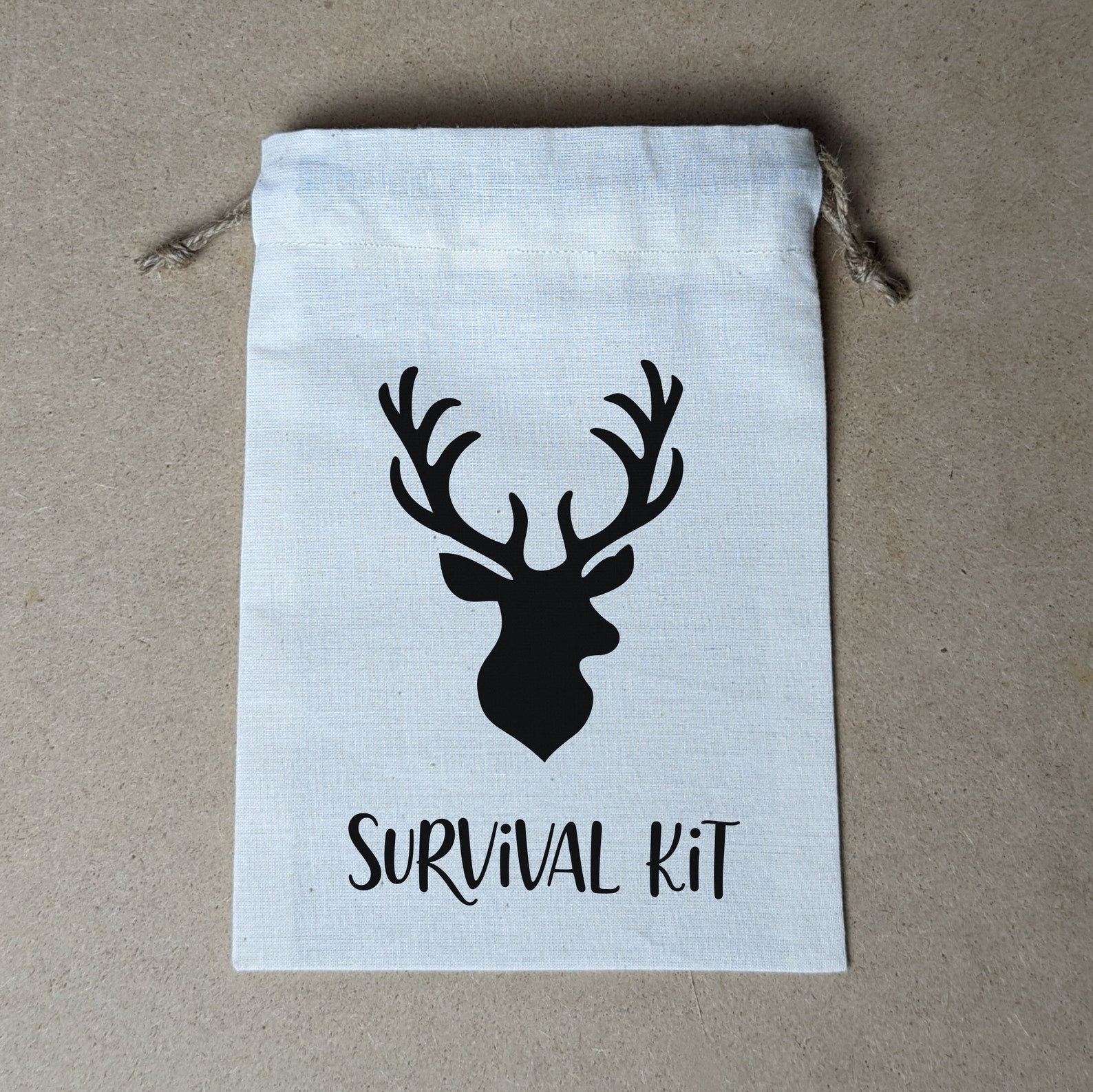 Stag Survival Kit Bag: Optional Custom Text, Bachelor Party Stag Do ...