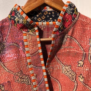Handmade Piping Short Jacket,kantha Short Jacket Coat,hippie Coat ...