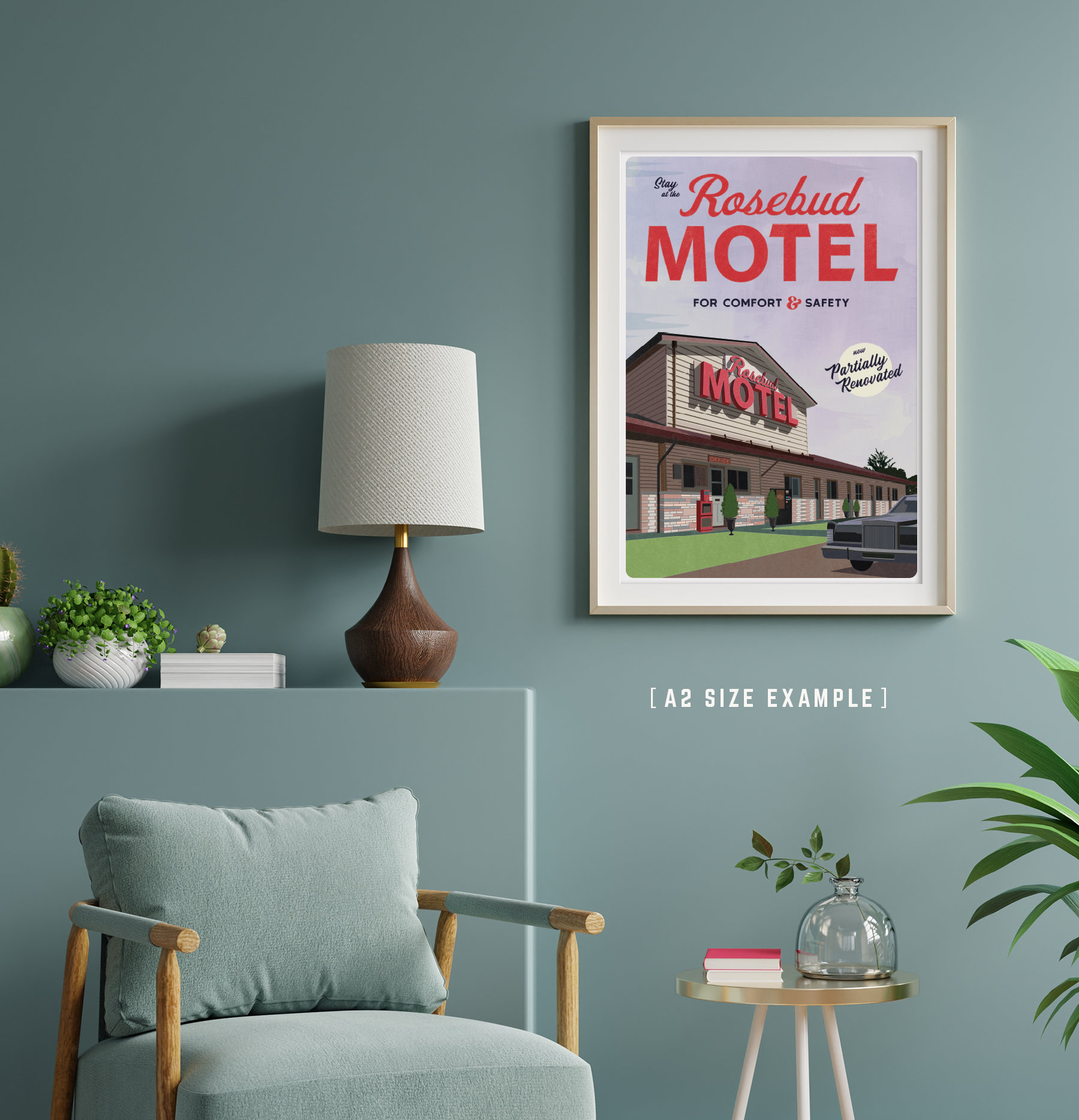 Rosebud Motel - Schitt's Creek, Travel Poster - Etsy
