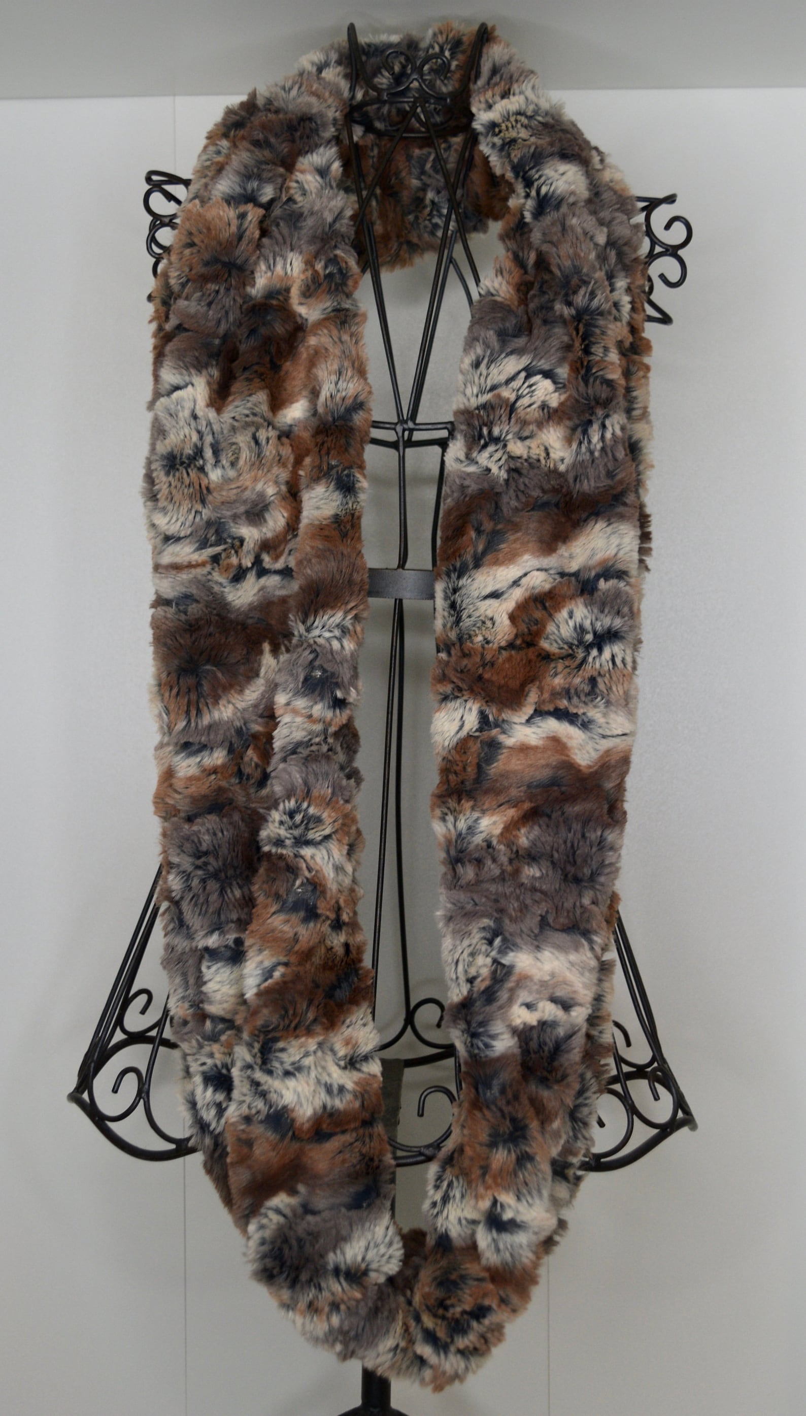 Wild Rabbit Minky Scarf Faux Fur Scarf Infinity Scarf Nine | Etsy