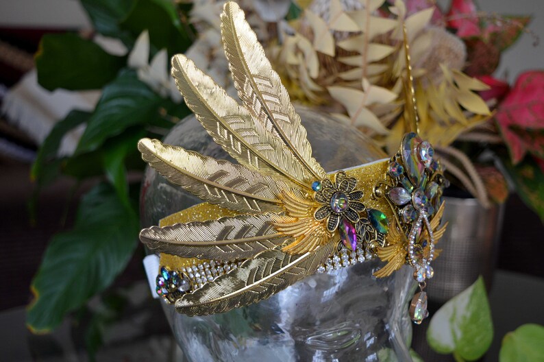 Aurora Borealis Valkyrie Witch Fairy Wing Crystal Diamond Feather ...