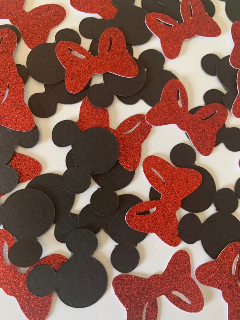Minnie Mouse Confetti | Etsy