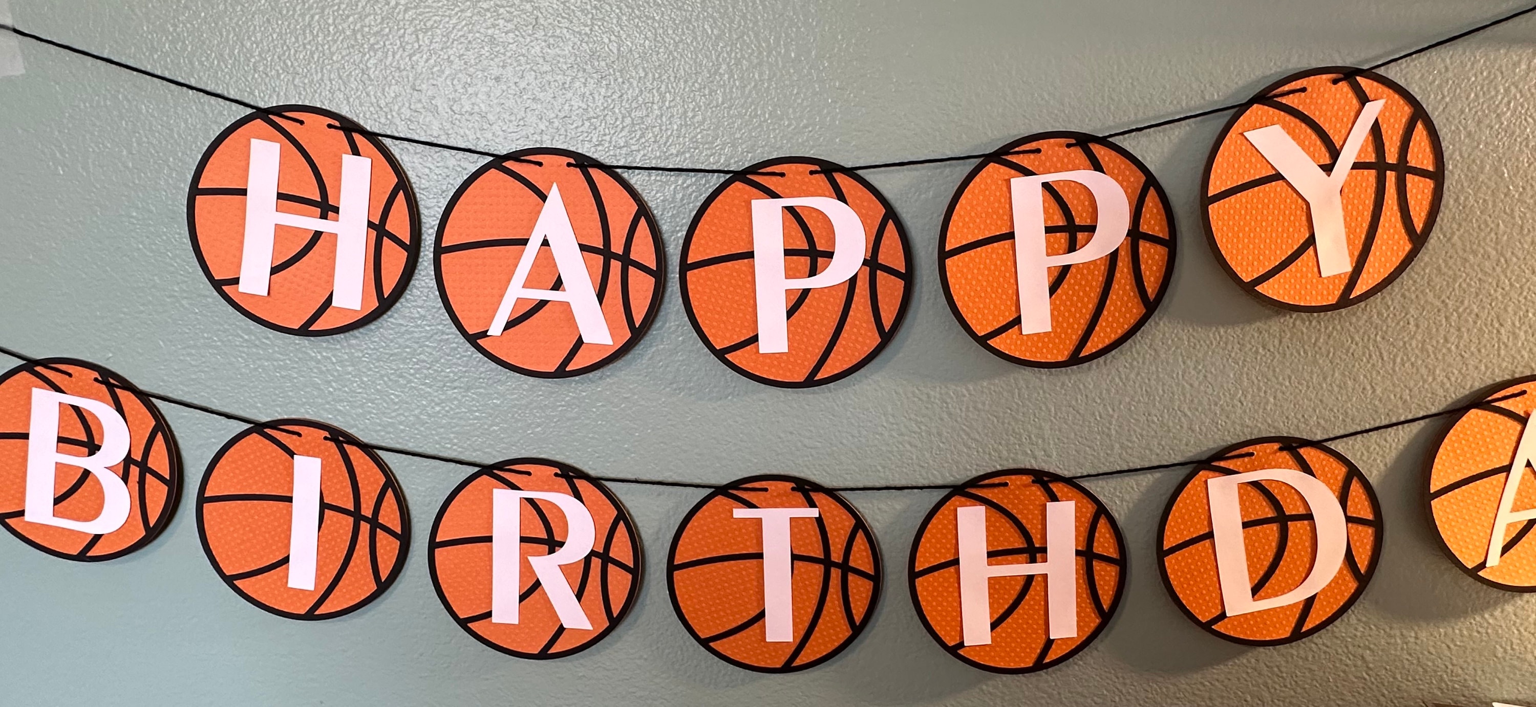 Basketball Birthday Banner - Etsy