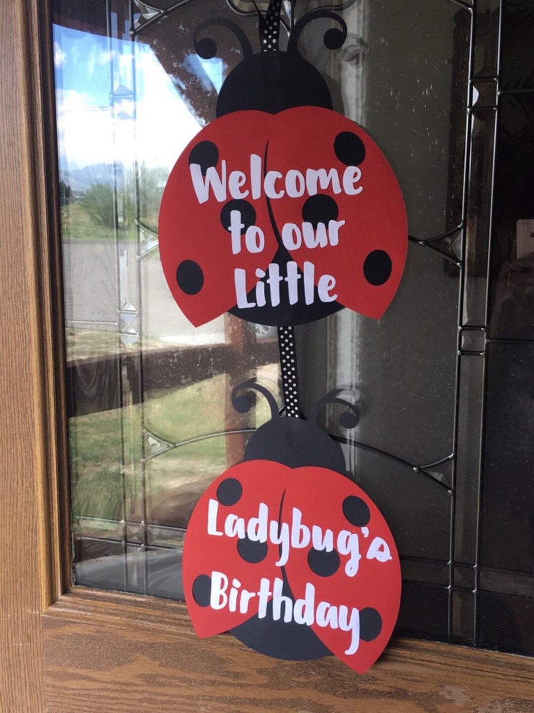 Ladybug Door Sign - Etsy