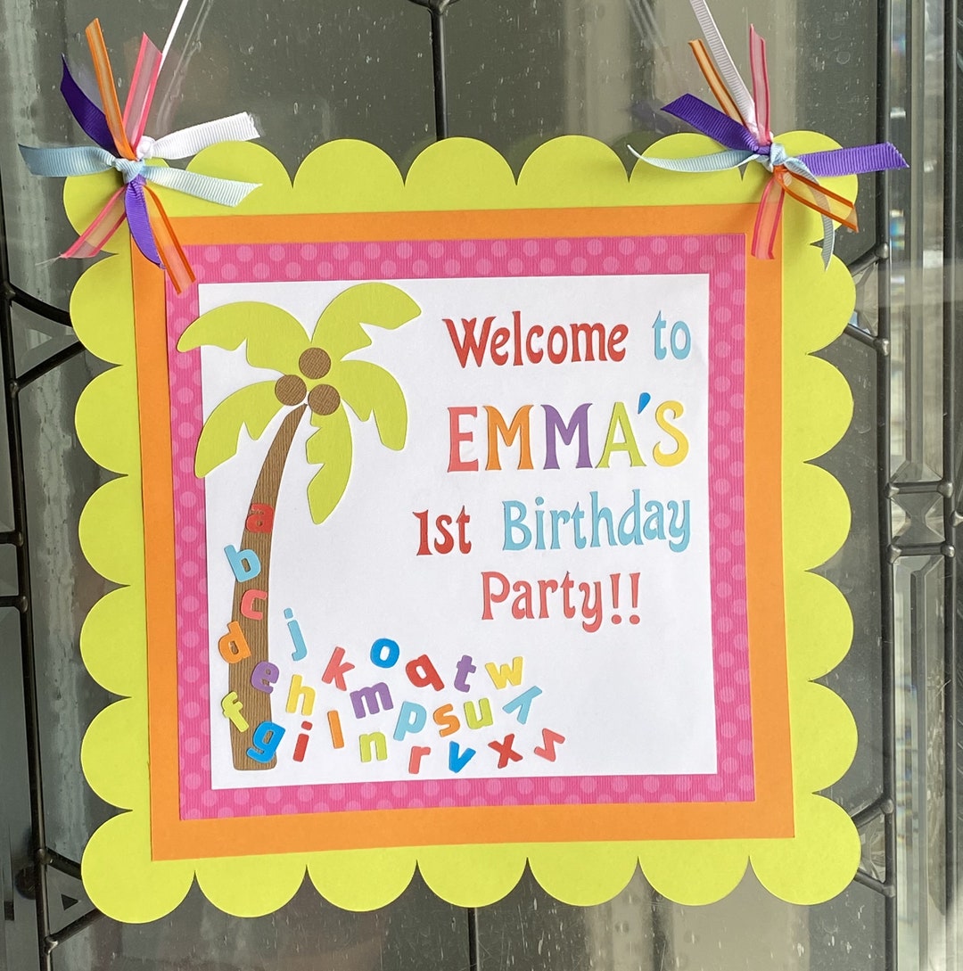 Chicka Chicka Boom Boom Door Sign - Etsy