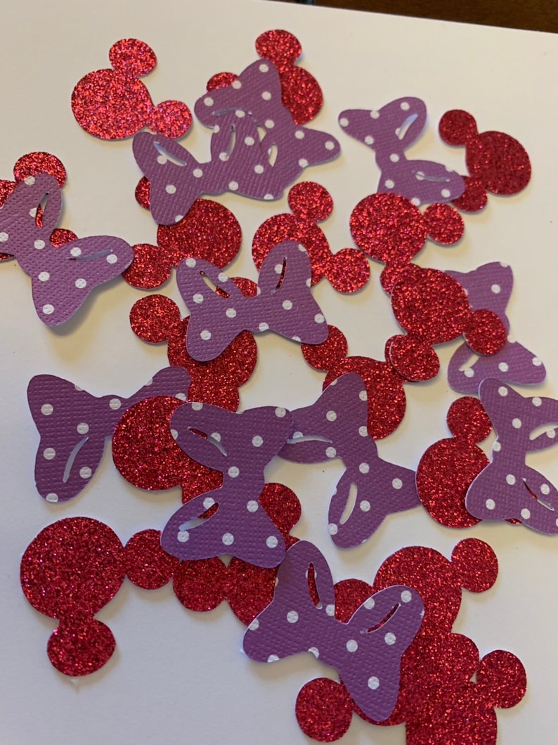 Minnie Mouse Confetti | Etsy