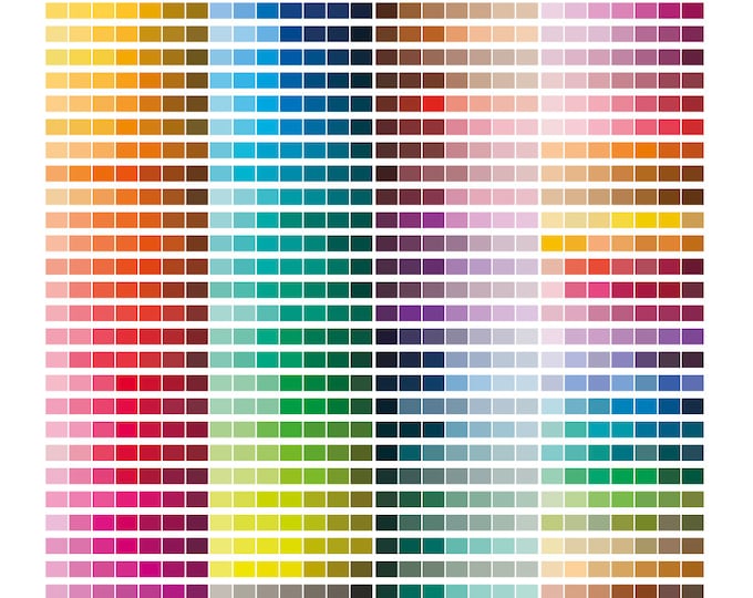 1137 CMYK Color Table for Sublimation or White Toner Printers - Etsy 1137 CMYK Color Table for Sublimation or White Toner Printers - Etsy