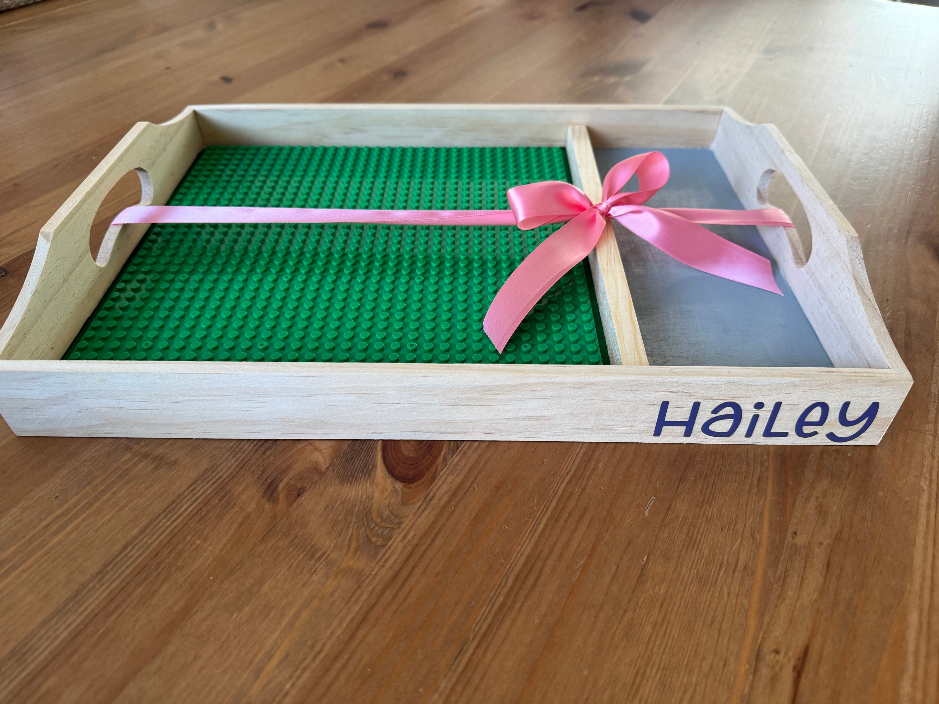 Personalized Lego Tray Gift Set - Etsy