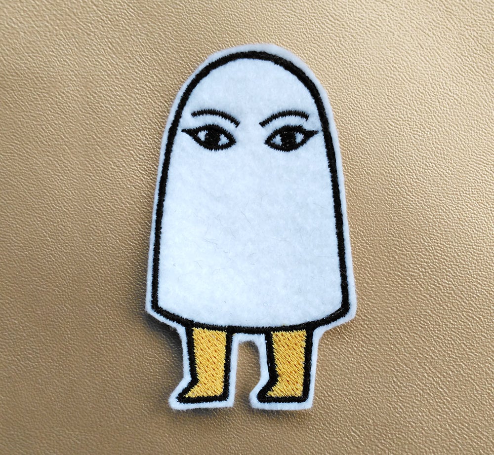Medjed the Smiter Iron-on Patch / Ancient Egyptian Ghost God / | Etsy