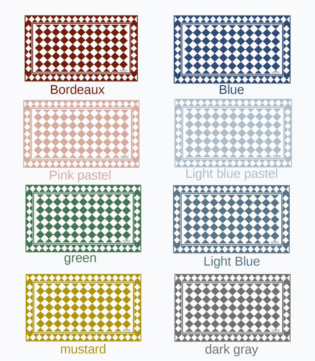 Vinyl Mat,vinyl Mat, Vinyl Rug, Vinyl Floor, Geometric Pattern Mat, Art ...