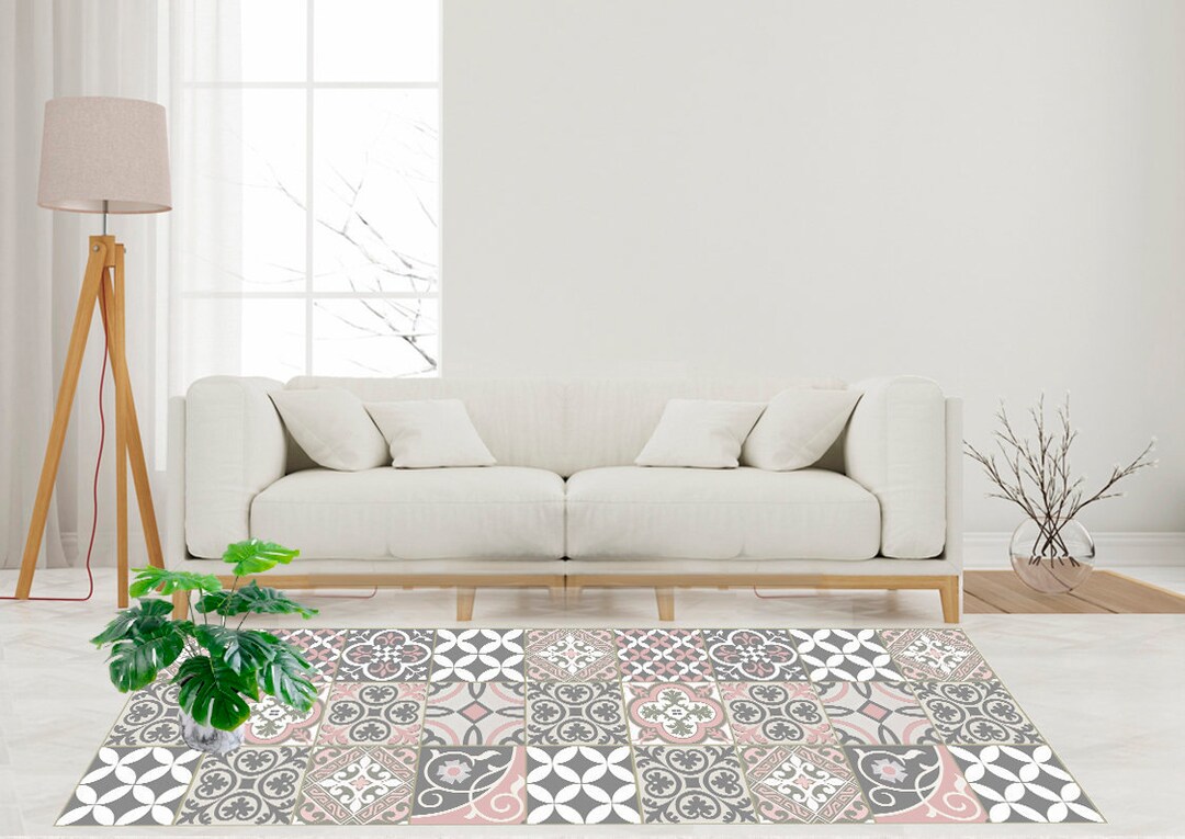 Tiles Vinyl Mat. Vinyl Rug. Vinyl Floor. Tiles Pattern Mat. - Etsy