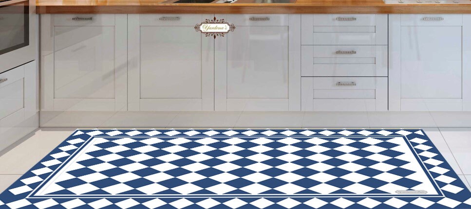 Vinyl Mat,vinyl Mat, Vinyl Rug, Vinyl Floor, Geometric Pattern Mat, Art ...