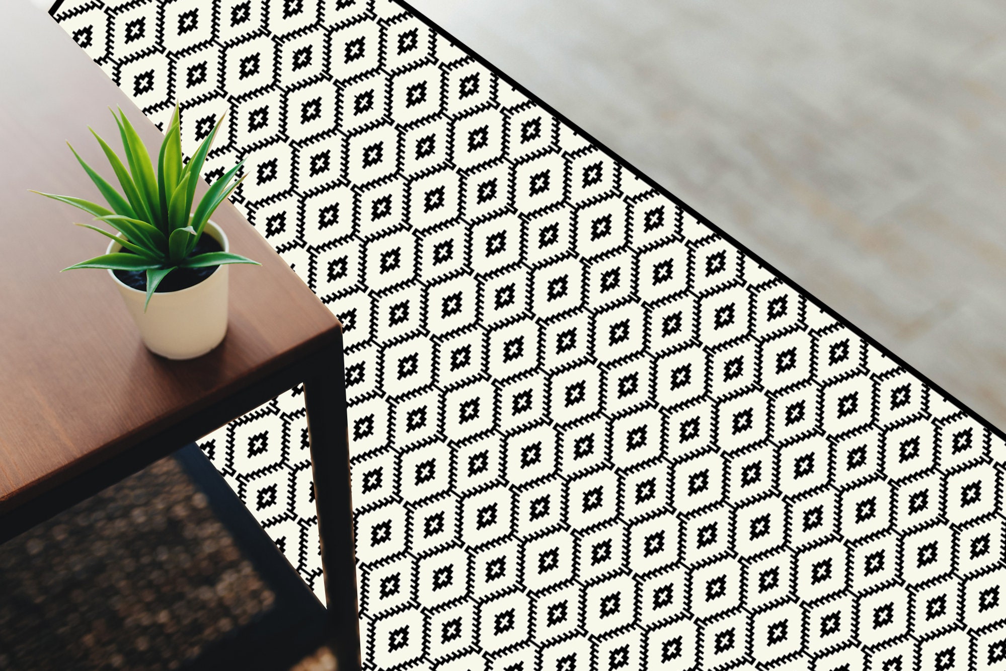 Linoleum Tiles Checkerboard