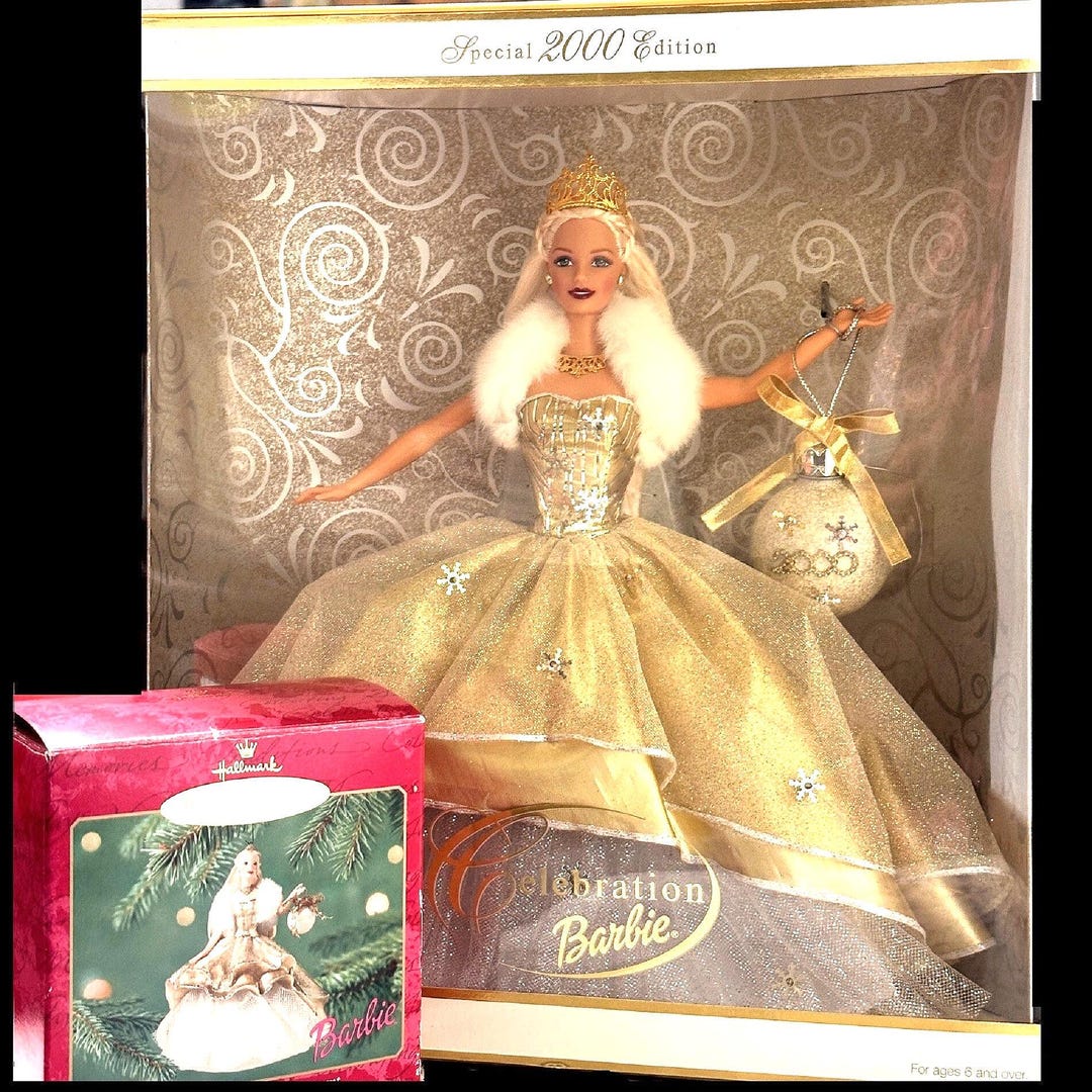 BARBIE 2000 Celebration Gold 1st Series Special Edition Y2K Comes With ...