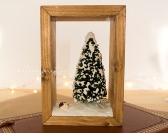 Shadow Box Forest Scene - Etsy