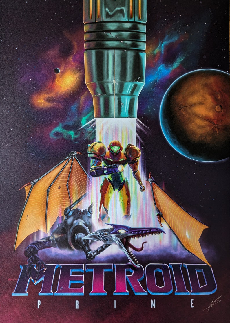 METROID PTIME - A2 and A4 Size Fine Art Prints - Etsy