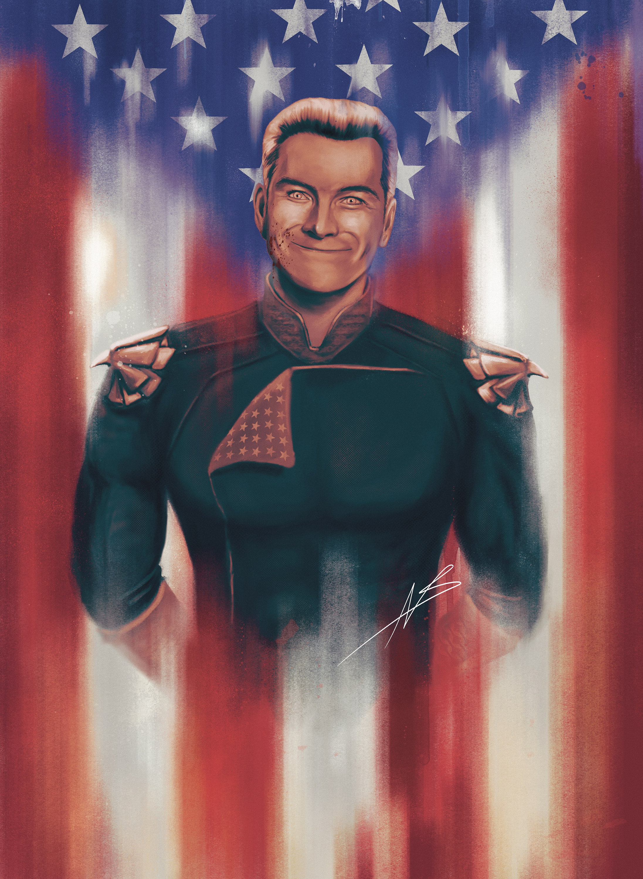 HOMELANDER - THE BOYS - A5 Art Print - Etsy