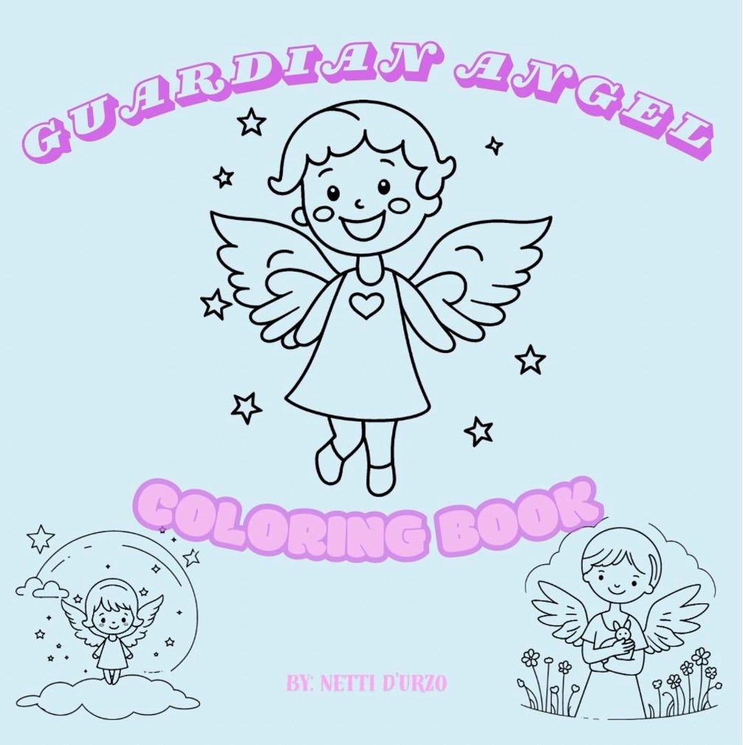Guardian Angels Coloring Book - Etsy