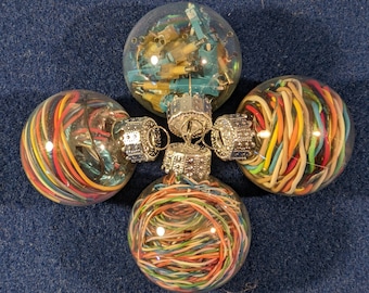 Glass and Fiber Optic Cable Ornament Selection - Etsy